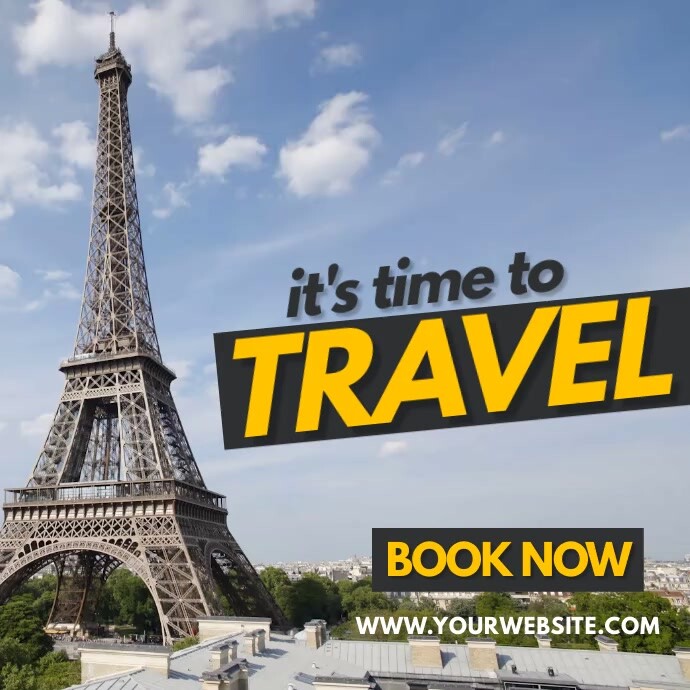 Time To Travel Pos Instagram Template | PosterMyWall