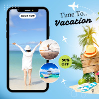 Vacation Time! Template | PosterMyWall