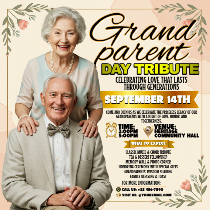 Copy of Timeless Love Across Generations | PosterMyWall