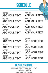 Timetable Template | PosterMyWall