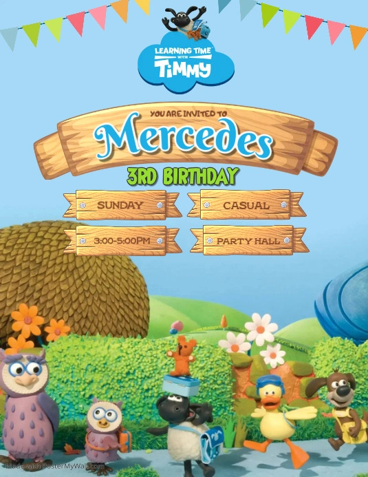 Copy of Timmy Time | PosterMyWall