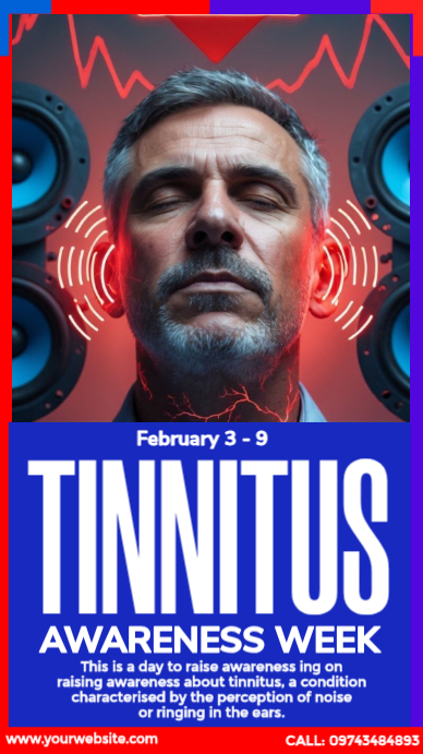 Tinnitus Awareness Week Ad Template | PosterMyWall