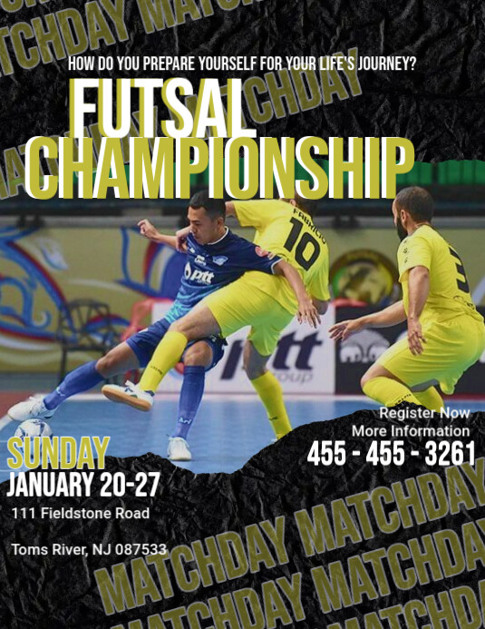 Tipografi Futsal Championship Poster Pamflet (letter As) Template ...