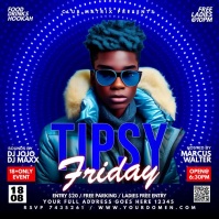 Tipsy Friday Template | PosterMyWall