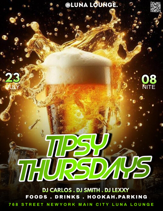 tipsy party Template | PosterMyWall