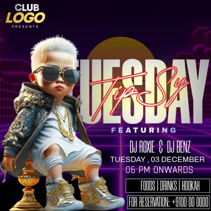 Copy of Tipsy Tuesday | PosterMyWall