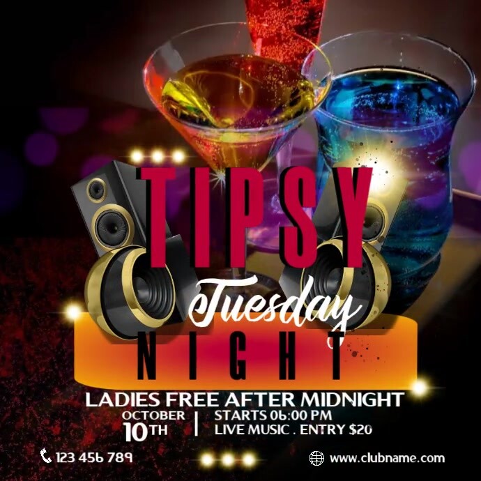 Copy of TIPSY TUESDAY | PosterMyWall
