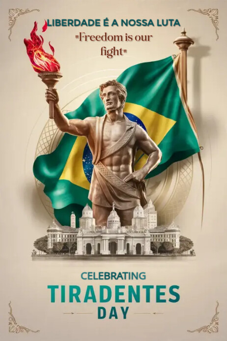 Tiradentes Day poster template | PosterMyWall