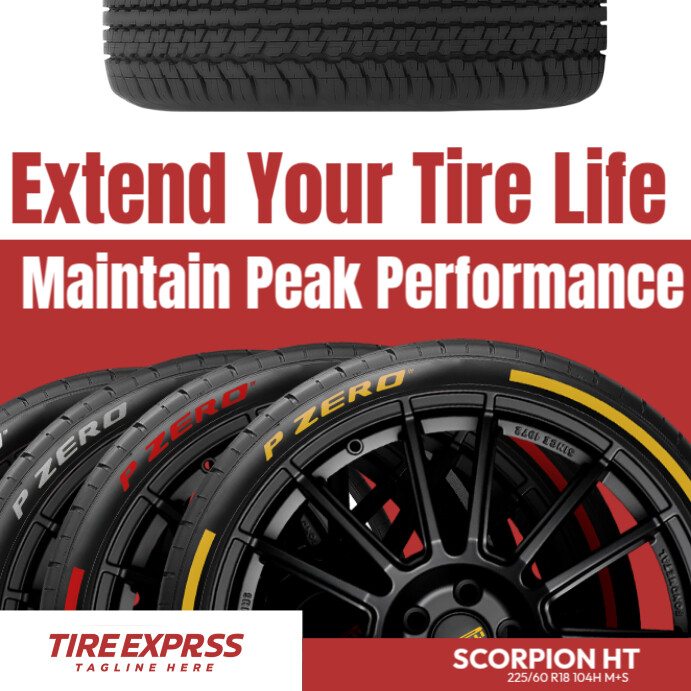 Tire Advertisement Flyers Template | PosterMyWall