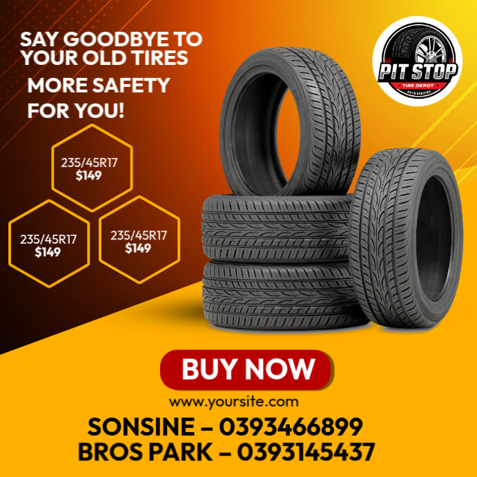 Tire Flyers Template | PosterMyWall