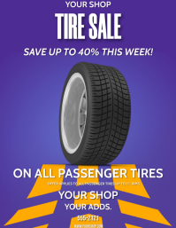 TIRE SALE FLYER Template | PosterMyWall