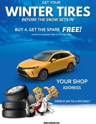 TIRE SALE FLYER Template | PosterMyWall