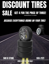TIRE SALE Template | PosterMyWall