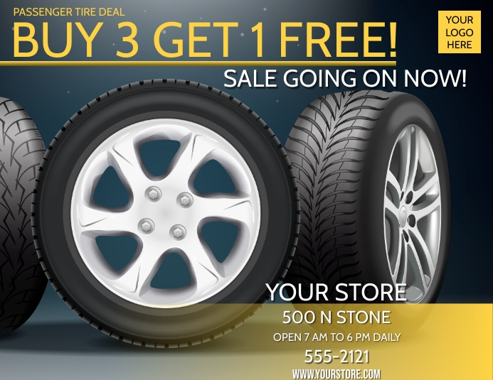 TIRE SALES Template | PosterMyWall