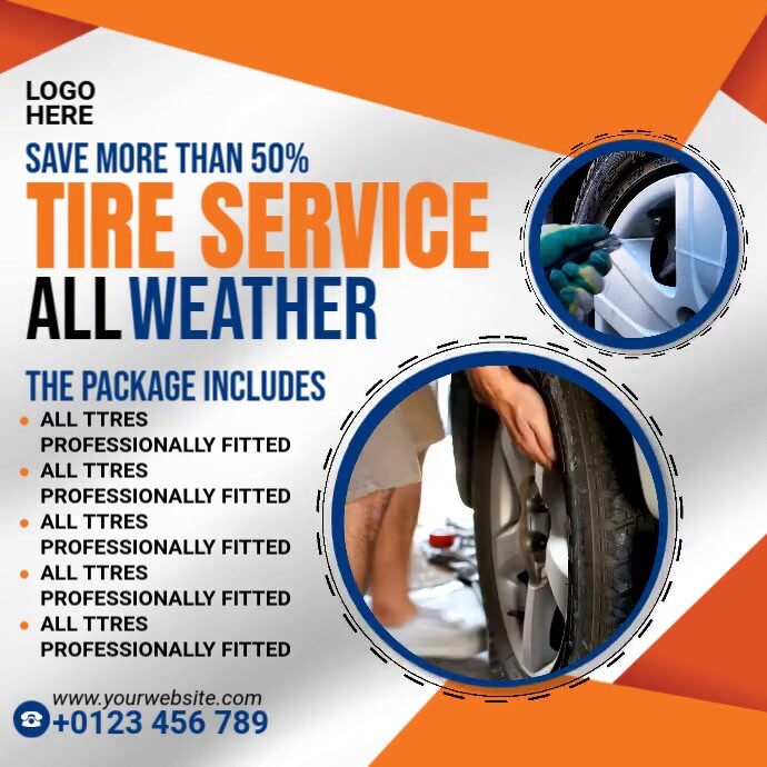 Tire Service Ads Template | PosterMyWall