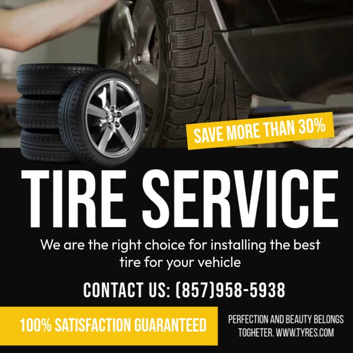 Tire Service Template | PosterMyWall