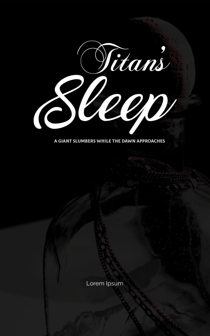 Titan's sleep book cover design Template | PosterMyWall