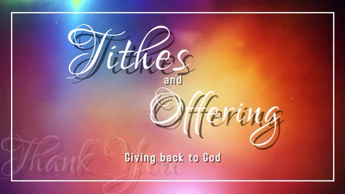 Tithes and offering Template | PosterMyWall