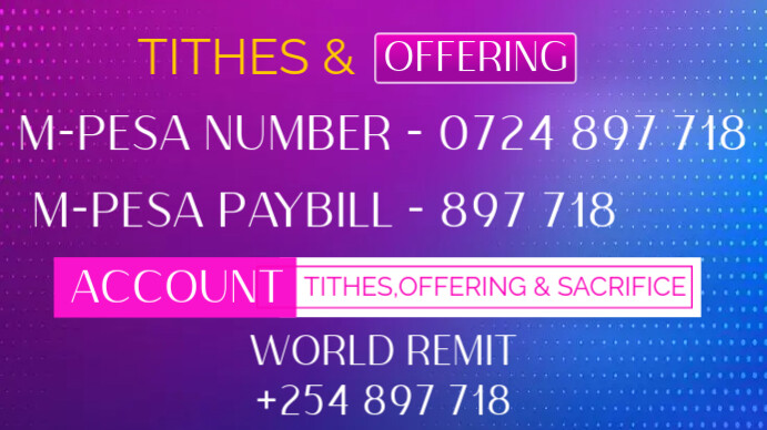 tithes giving details Template | PosterMyWall