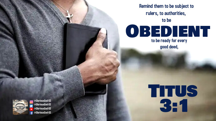 Titus 3:1 Template | PosterMyWall