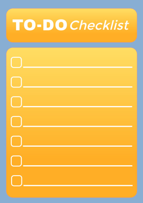 To Do Checklist A4 Template | PosterMyWall