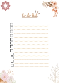 to do list modern poster Template | PosterMyWall