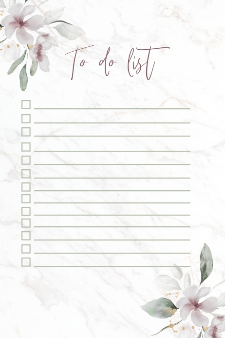 to do list modern poster Template | PosterMyWall