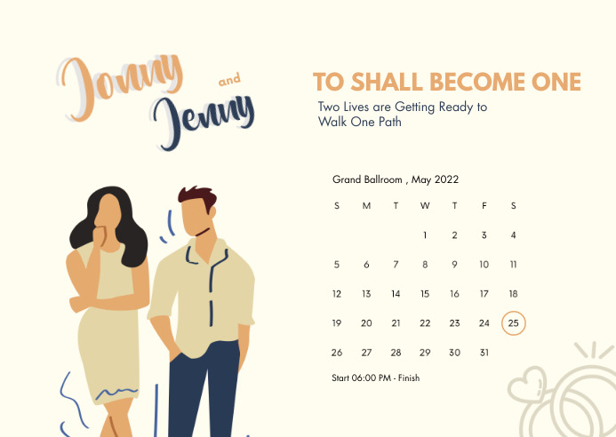 To Shall Become One Template | PosterMyWall