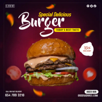 Burger Taste Template | PosterMyWall