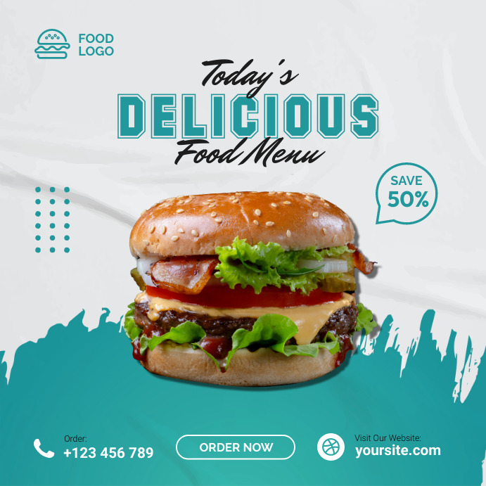 Plantilla de Today's Delicious Food Menu Poster | PosterMyWall