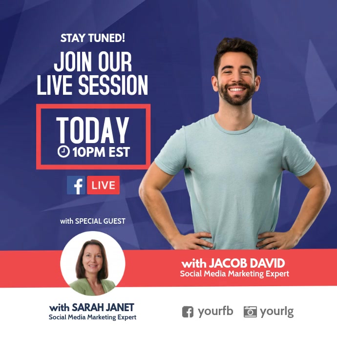 Today's live session facebook | PosterMyWall