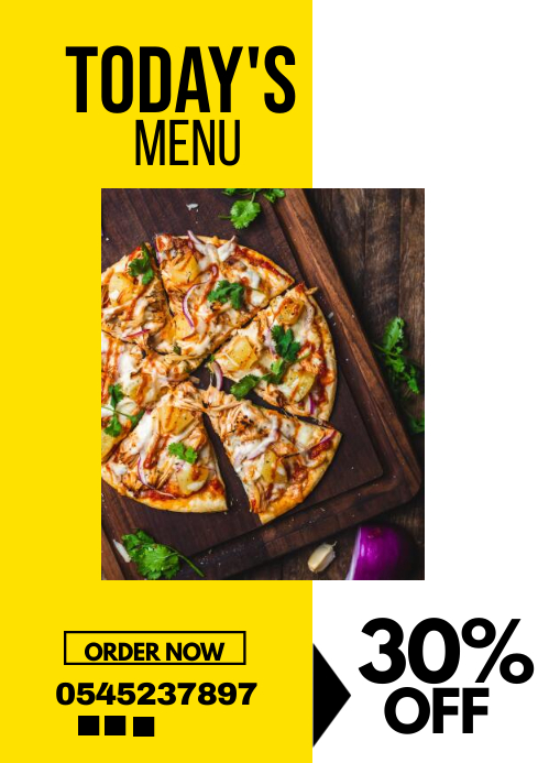 Today's menu Template | PosterMyWall
