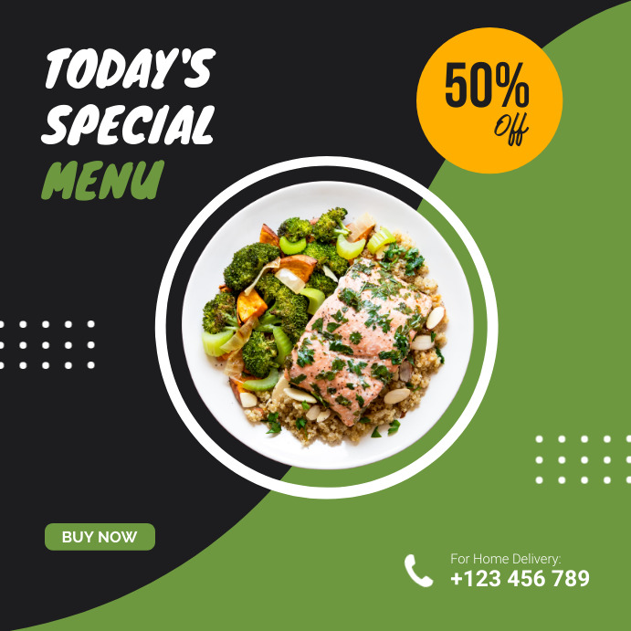Today's Menu Restaurant Poster Template | PosterMyWall