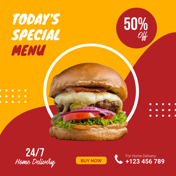 Today's Menu Restaurant Poster Templat | PosterMyWall