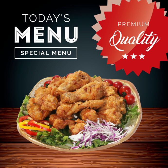 Copy of Today's Menu Restaurant Poster | PosterMyWall