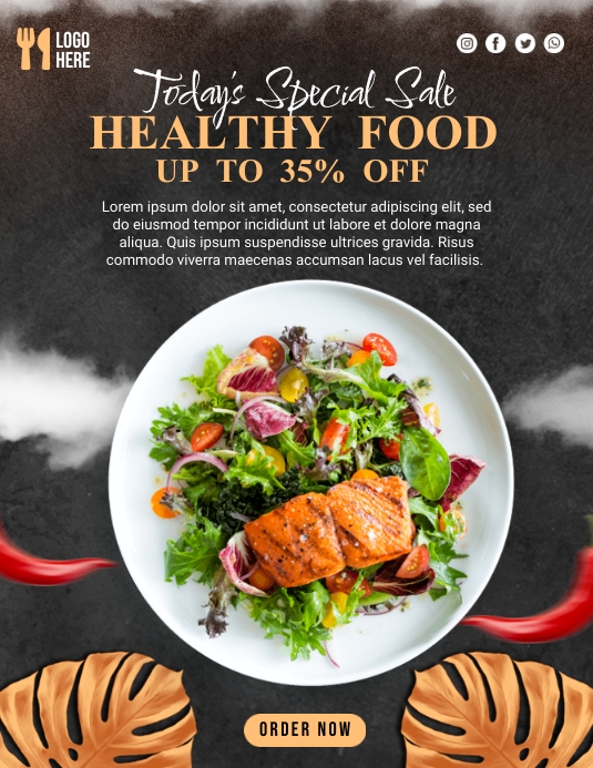 Copy of Today's Menu Template Flyer | PosterMyWall