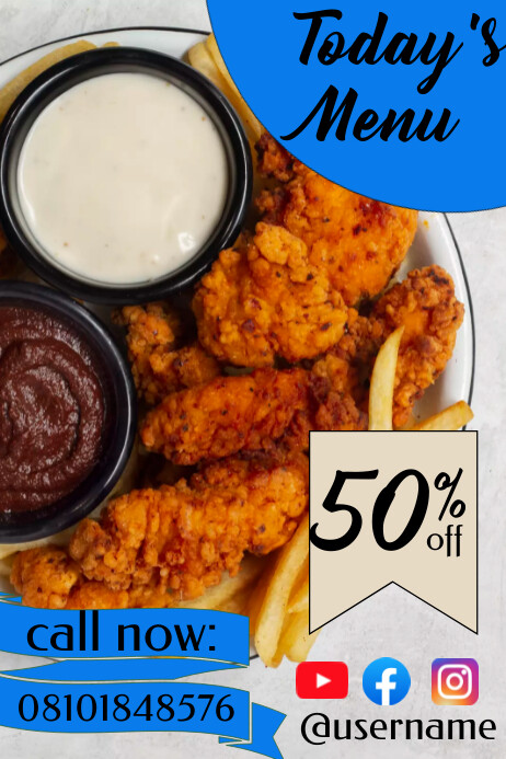 Today's Restaurants Menu Template | PosterMyWall