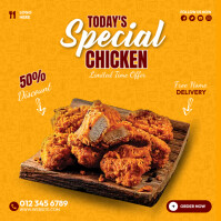 Special Chicken Menu Template | PosterMyWall