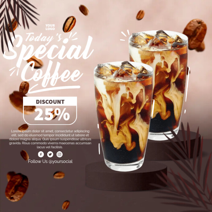 Today's Special Coffee Ads Template | PosterMyWall