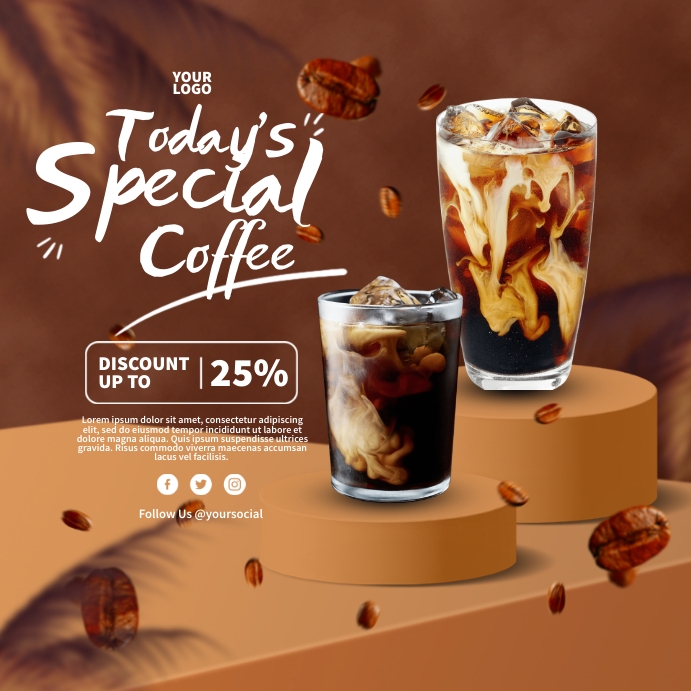 Today's Special Coffee Ads Template | PosterMyWall