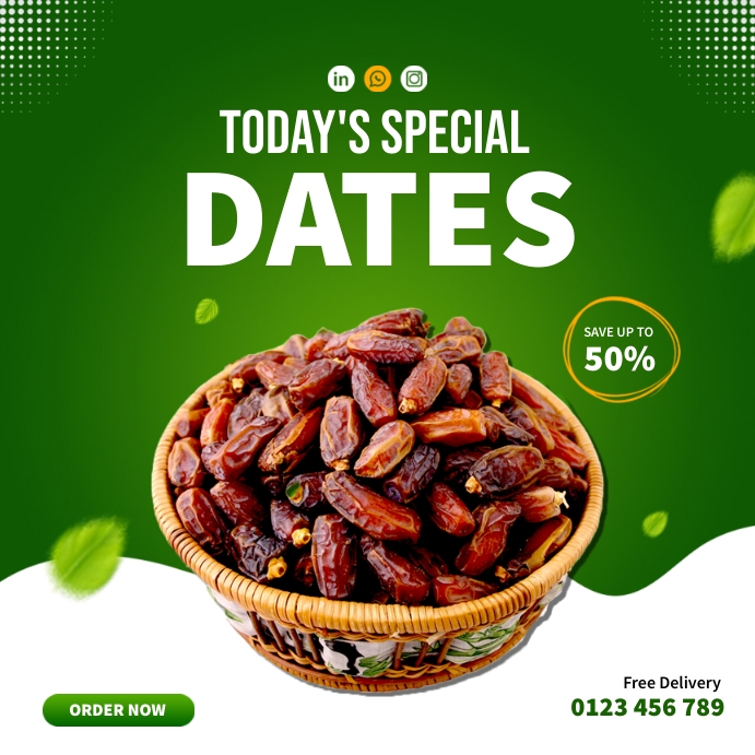 Today's Special Dates Ads Template | PosterMyWall