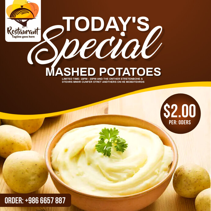 TODAY'S SPECIAL Template | PosterMyWall