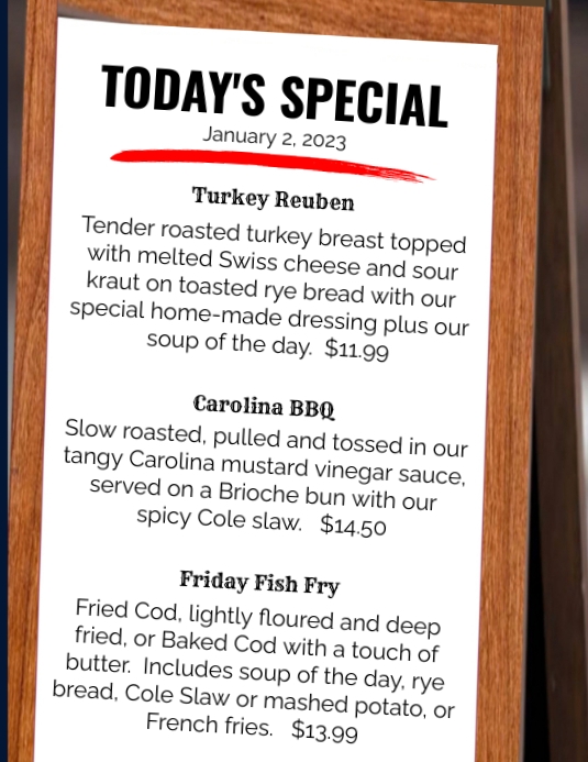 Today's Special Template | PosterMyWall