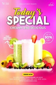 Today's special menu Template | PosterMyWall