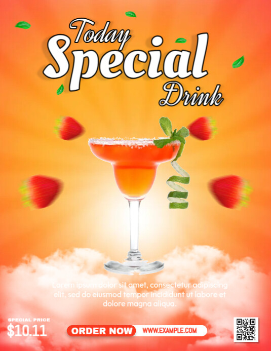 Copy of Today's Special Drink | PosterMyWall