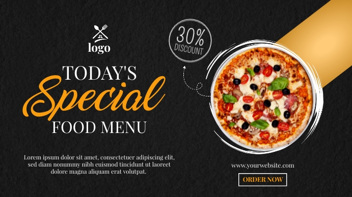 Plantilla de Today's Special Food Menu Banner Template | PosterMyWall