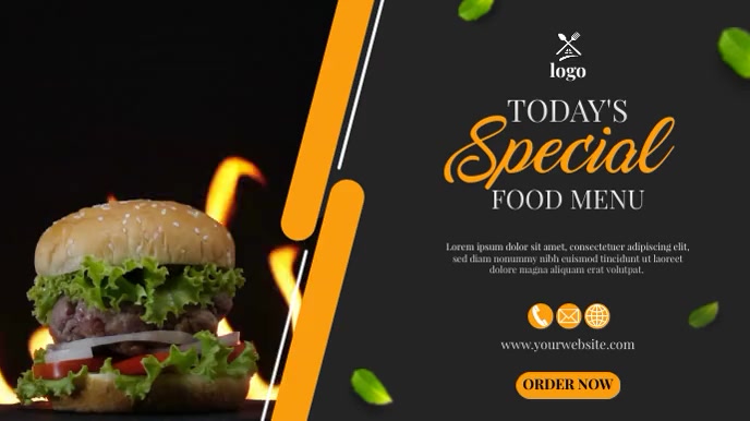 Today's Special Food Menu Banner Template | PosterMyWall
