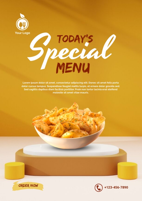 Today's Special Menu Template | PosterMyWall