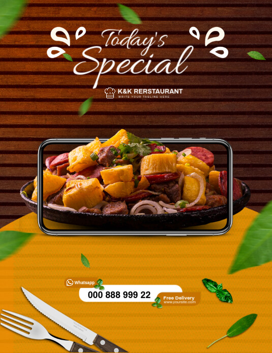 today's special menu Template | PosterMyWall