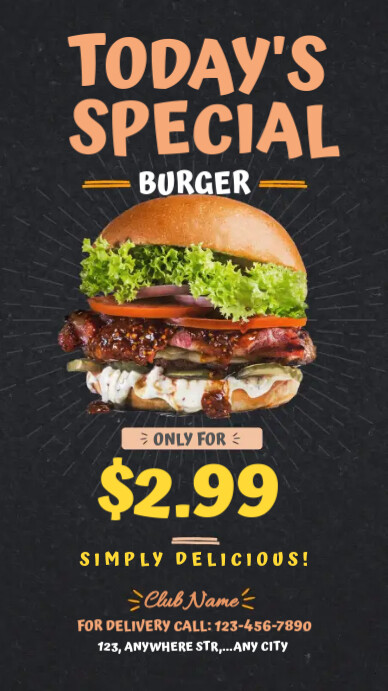 Today's special menu flyer Template | PosterMyWall
